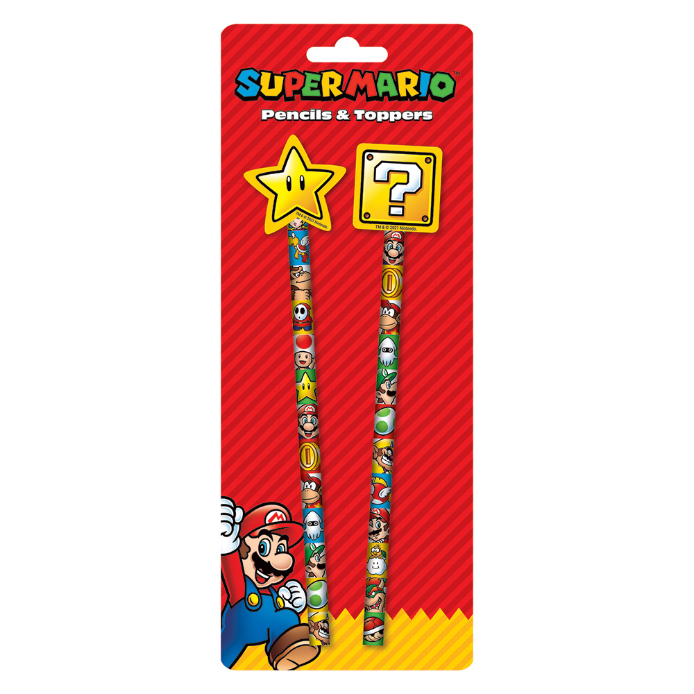 Super Mario (Colour Block) 2 Pen Set – PCMerch