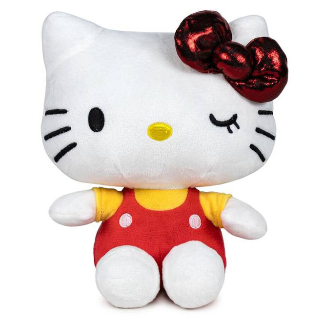 Hello Kitty – 22Cm 50Th Anniv Red/Yellow Plush – PCMerch