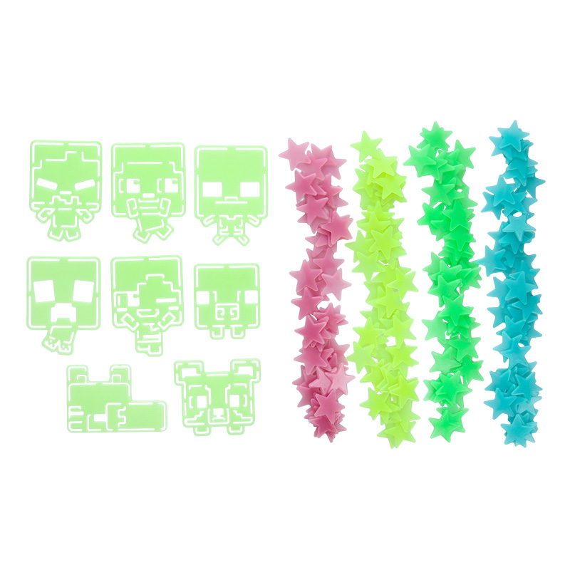 Minecraft Glow in the Dark Wall Decal Stars – PCMerch