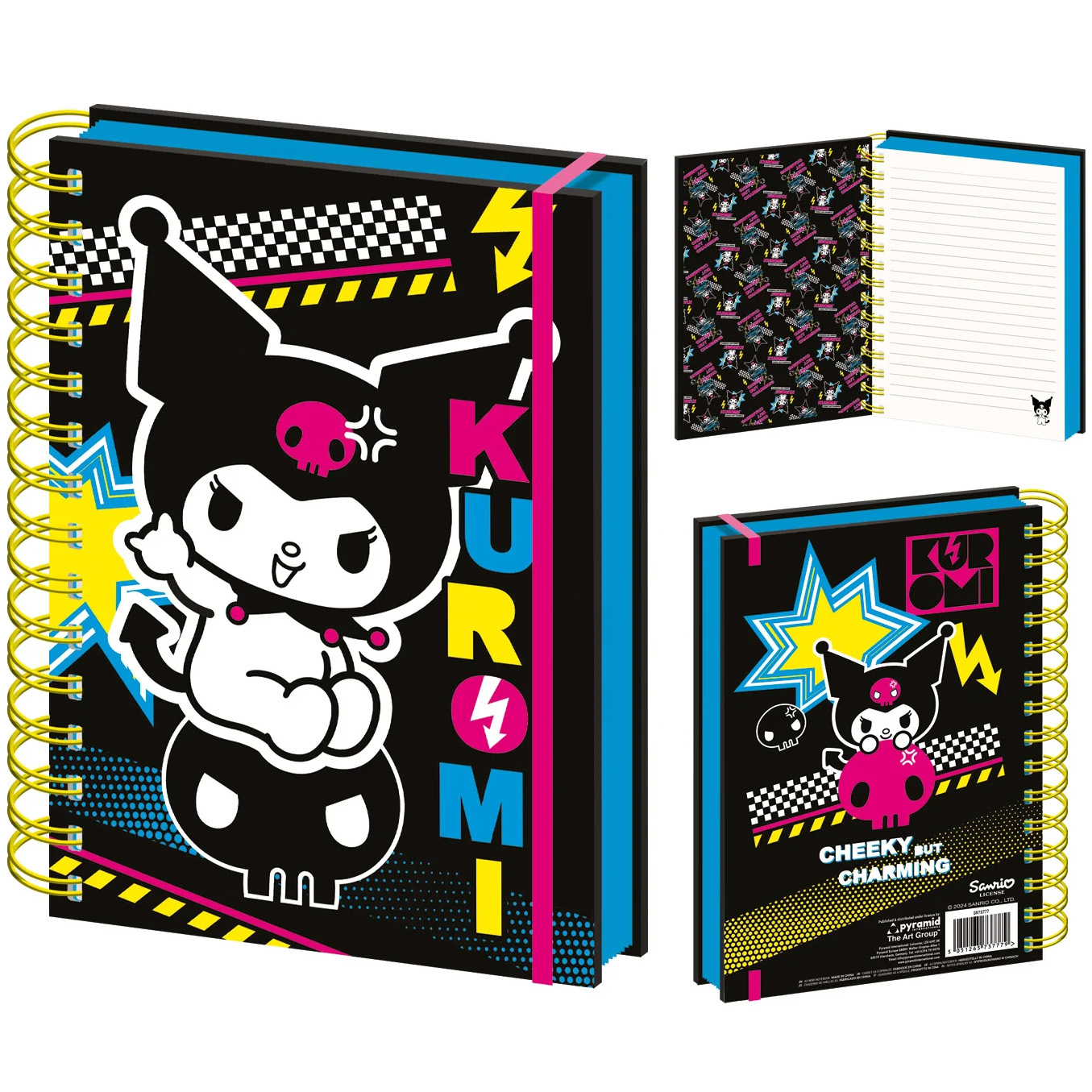 Hello Kitty Kuromi (Punk Vibes) A5 Wiro Notebook – PCMerch