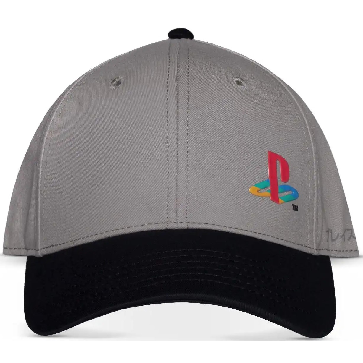 Playstation – Men’S Logo Grey Adjustable Cap – PCMerch